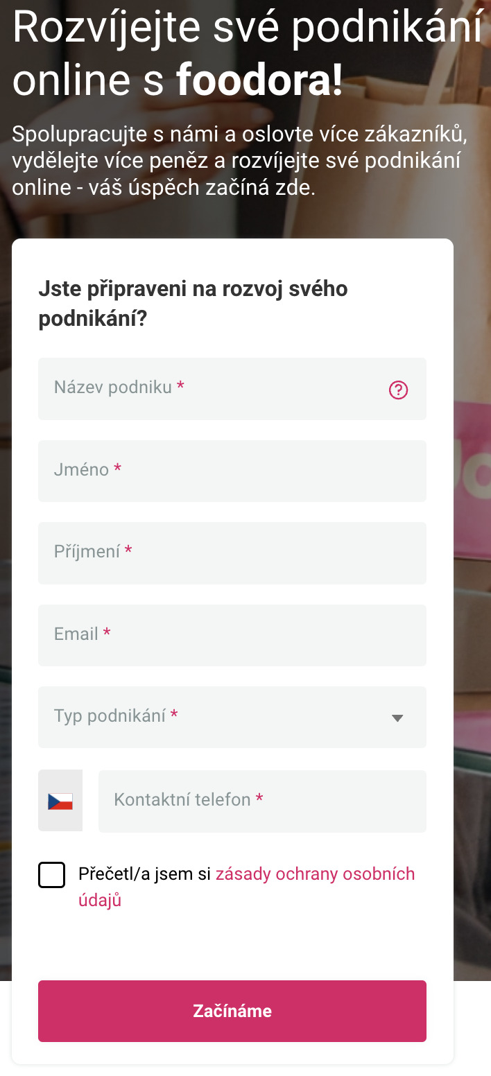 Jak zařadit svou restauraci na portál foodora Česká republika – foodora.cz